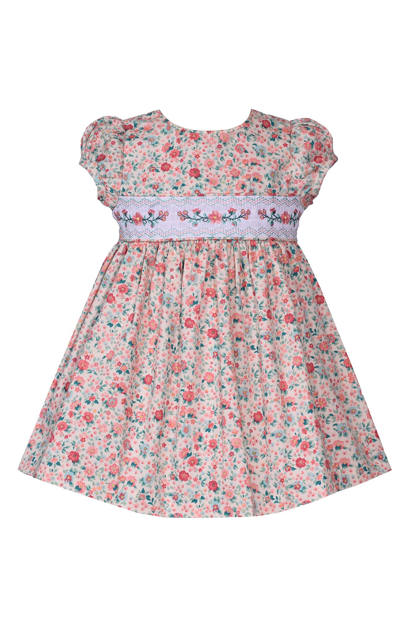 Iris & Ivy Ditzy Smocking Cotton Dress | Nordstromrack