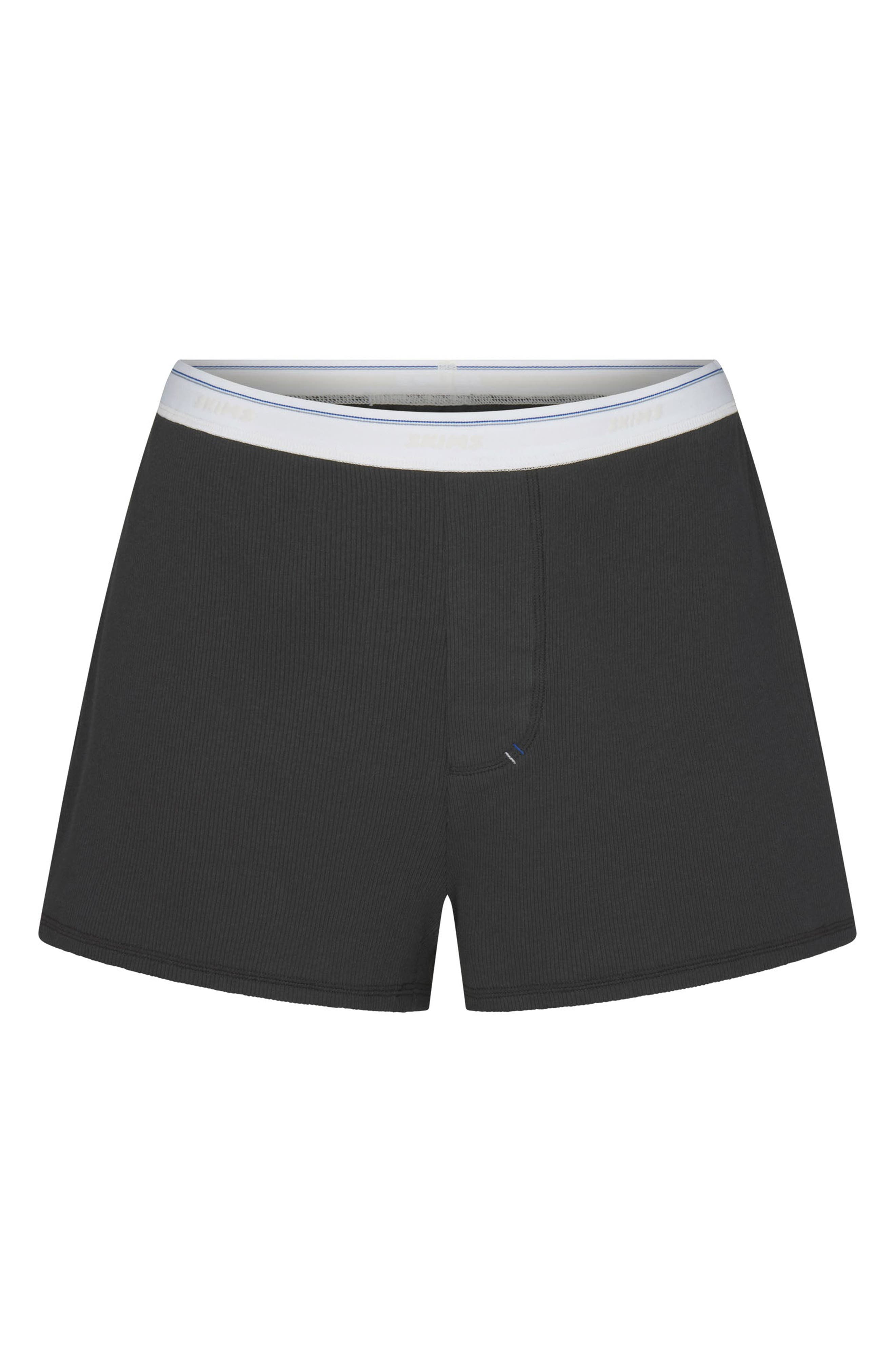 SKIMS Rib Stretch Cotton Loose Boxers | Nordstromrack