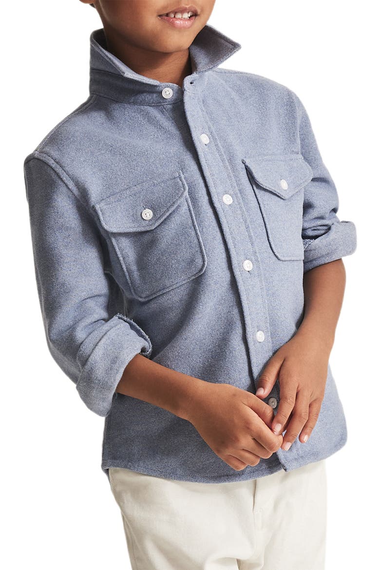Kids' Miami Jr. Cotton Button-Up Shirt (Men) | Nordstromrack