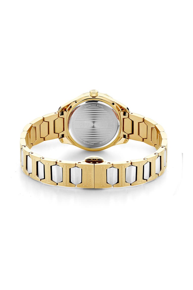 Bretagna Swarovski Crystal Bezel Bracelet Watch, 30mm (Women ...