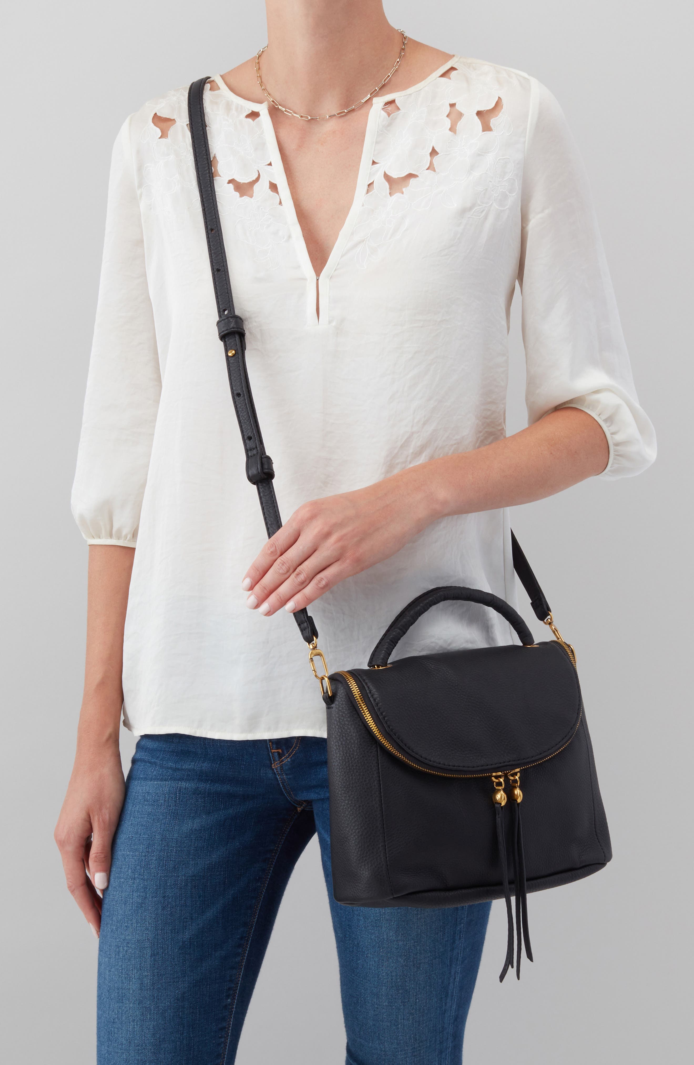 HOBO Fern Leather Satchel Bag | Nordstromrack