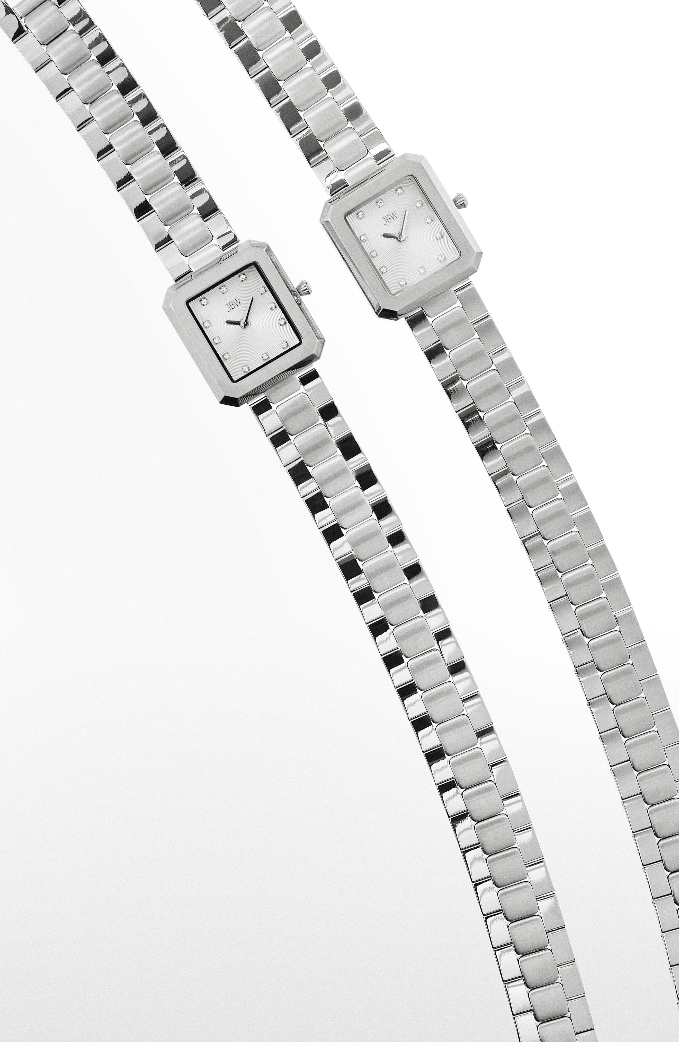 JBW Arc Lab-Created Diamond Double Wrap Bracelet Watch, 23mm ...