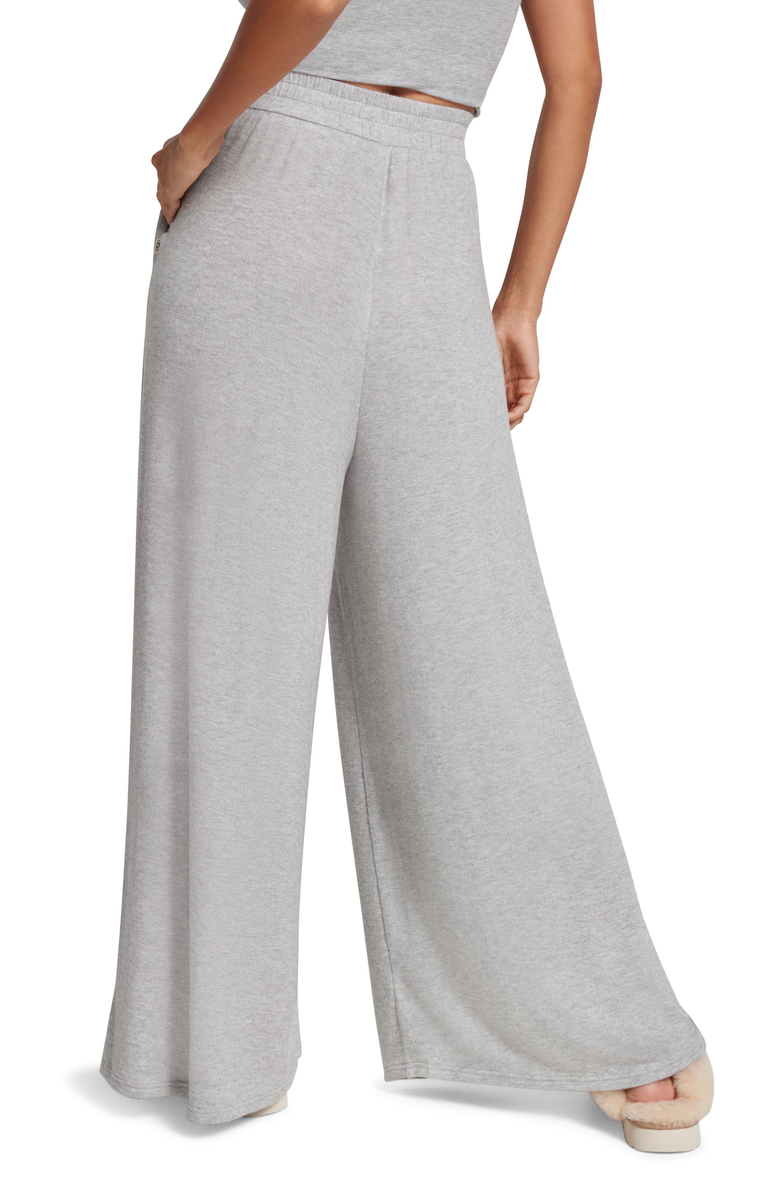 UGG® Holsey Peached Knit Wide Leg Lounge Pants | Nordstrom
