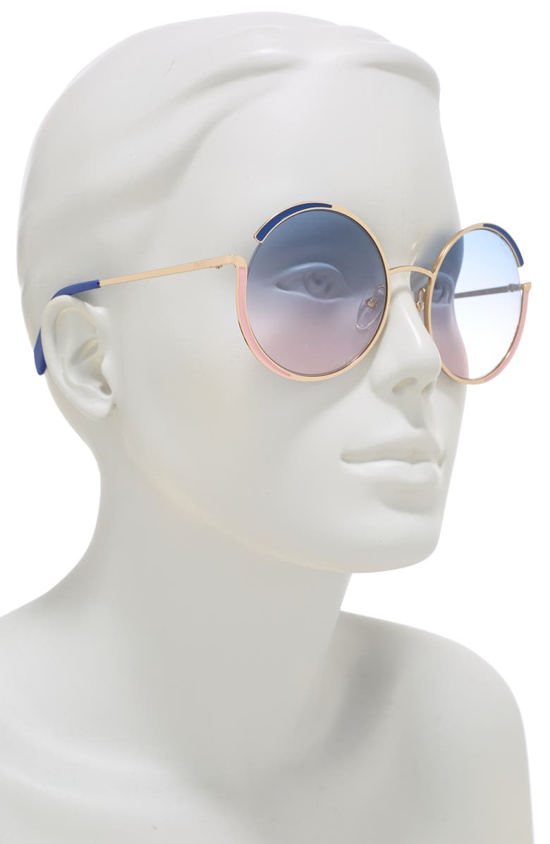 Emilio Pucci 56mm Round Sunglasses | Nordstromrack