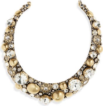 Area Crystal Cluster Button Choker | Nordstrom