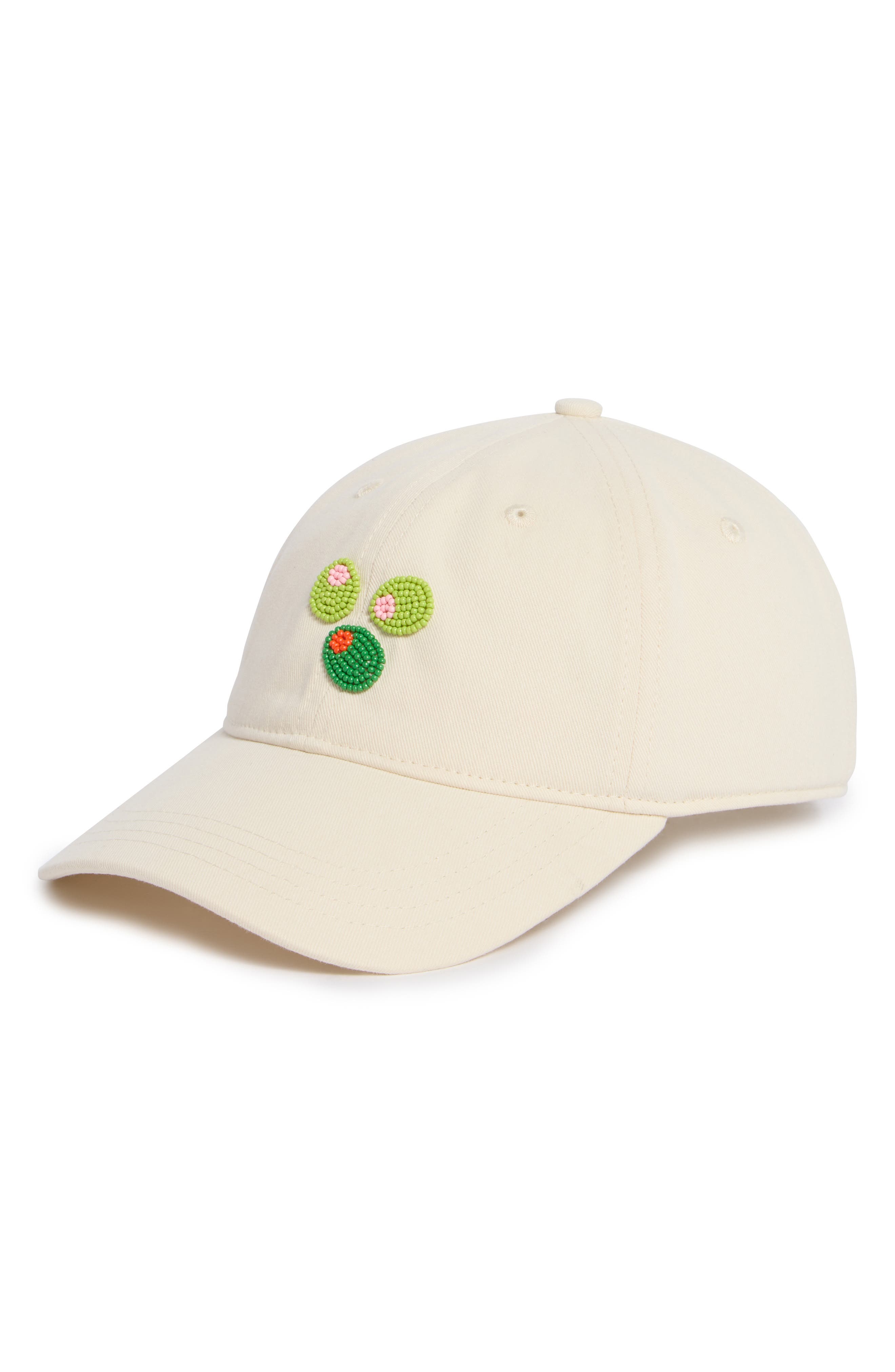 FRASIER STERLING Beaded Olives Baseball Cap (Women) | Nordstromrack