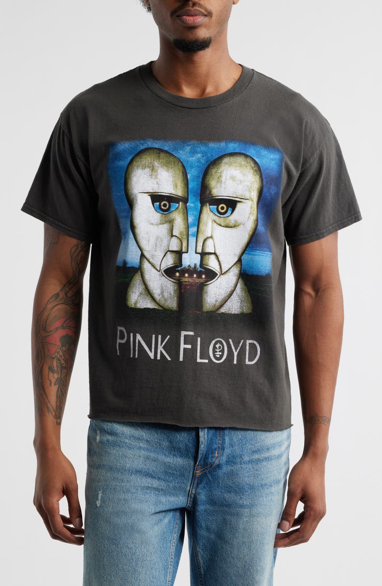 Merch Traffic Pink Floyd 'The Division Bell' Crop Graphic T-Shirt ...