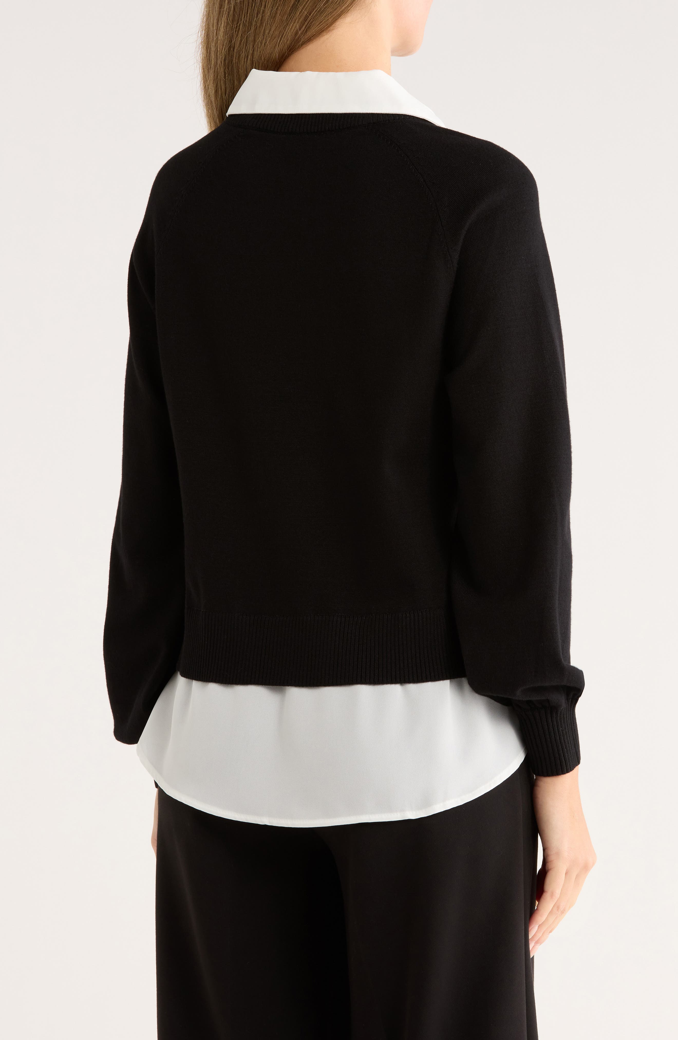 Adrianna Papell Mixed Media Sweater | Nordstromrack