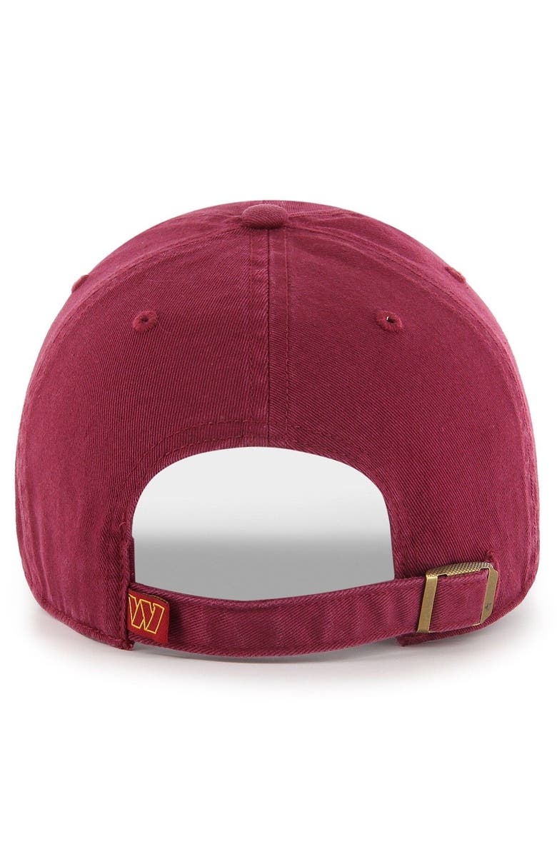 '47 Men's '47 Burgundy Washington Commanders Pride Clean Up Adjustable ...