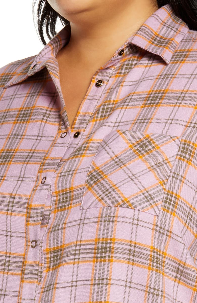 BP. Oversize Flannel Boyfriend Shirt | Nordstromrack