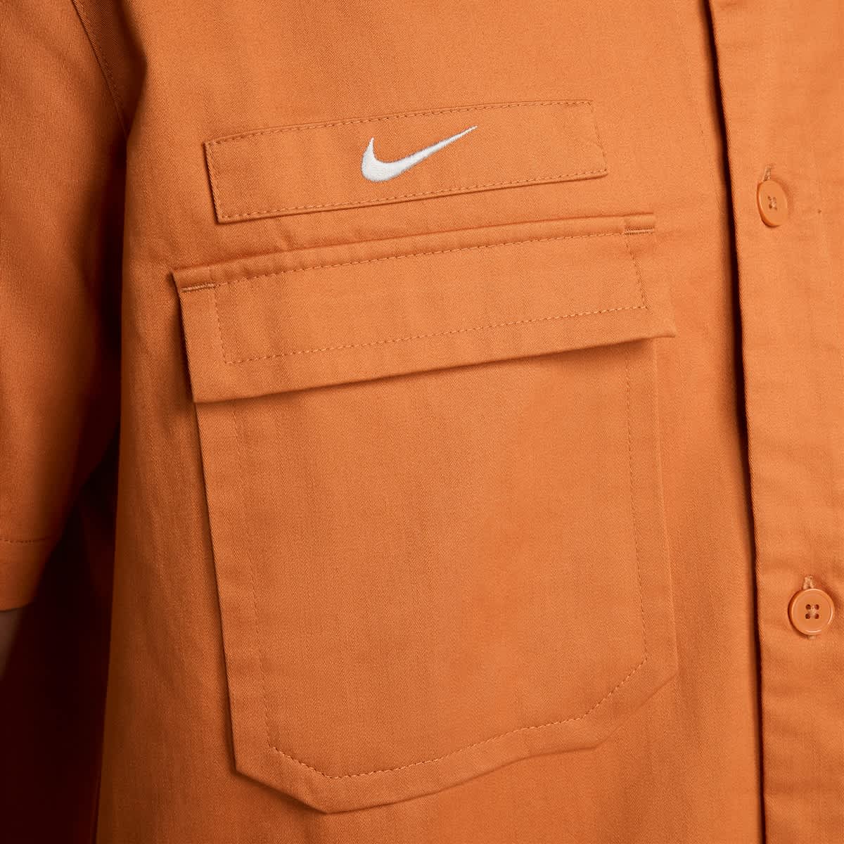 Nike Men's Nike Burnt Orange Club America CA x CA Woven Button-Down ...
