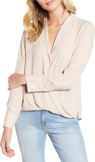 Chelsea28 Cross Front Blouse | Nordstrom