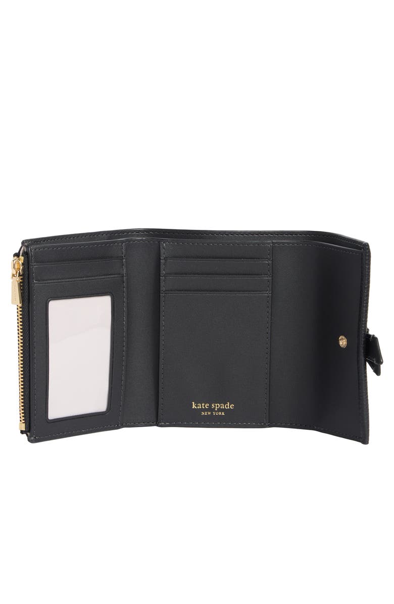 Kate Spade New York knott pebble leather small trifold wallet ...