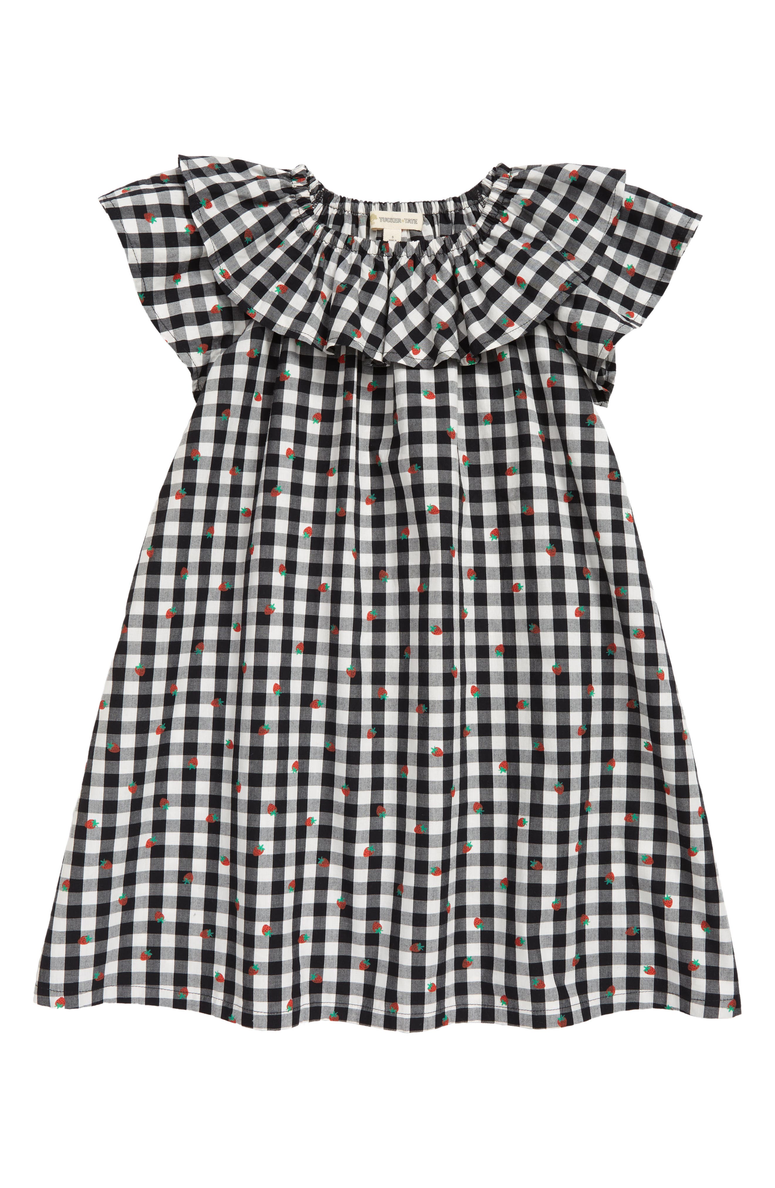Tucker + Tate Kids' Print Ruffle Cotton Dress | Nordstrom