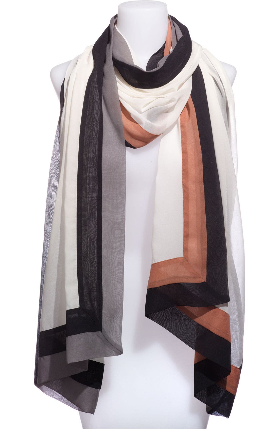 Glint 'Border Block' Scarf | Nordstrom