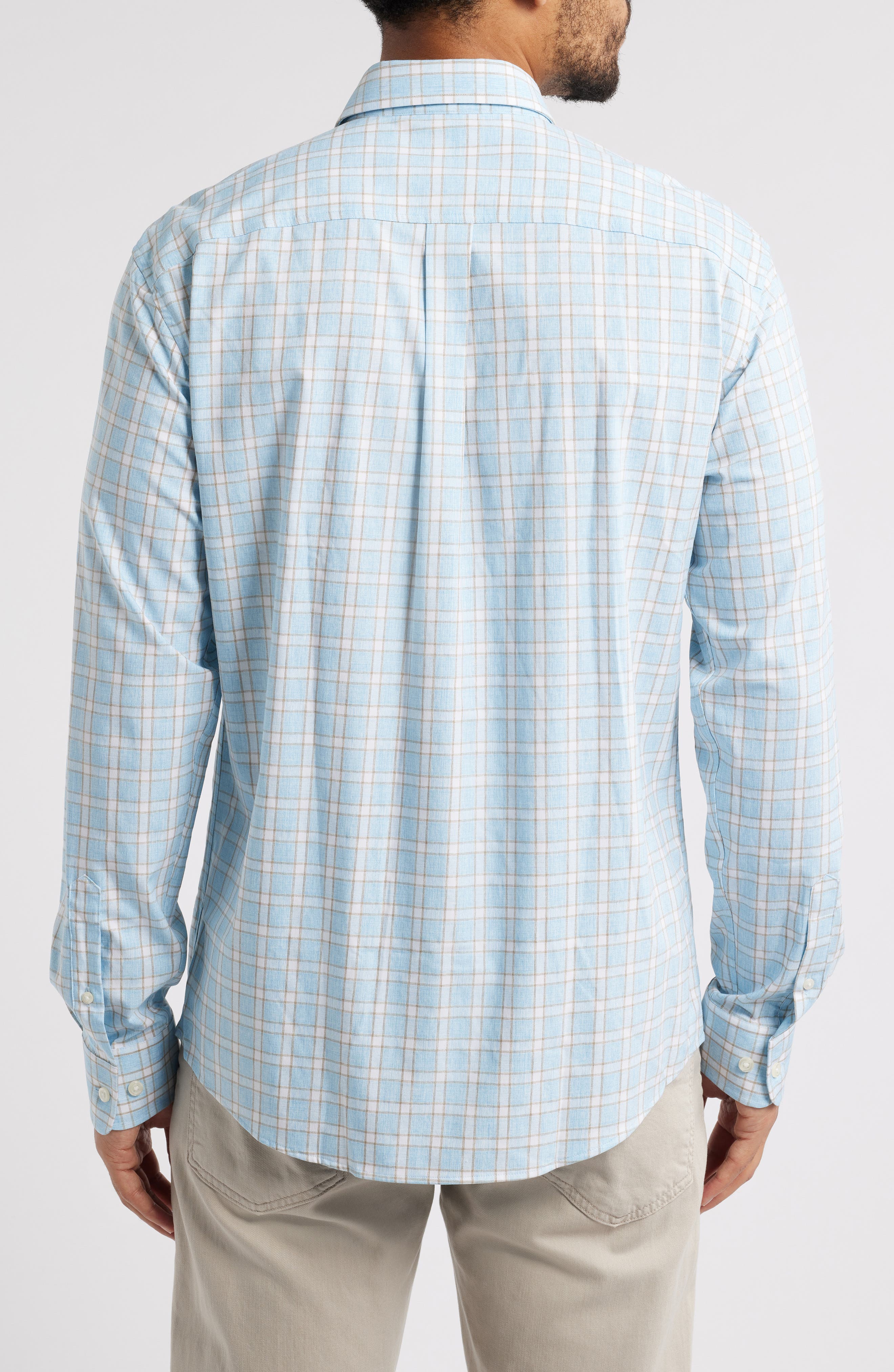 johnnie-O Burleigh Check Stretch Button-Up Shirt | Nordstrom