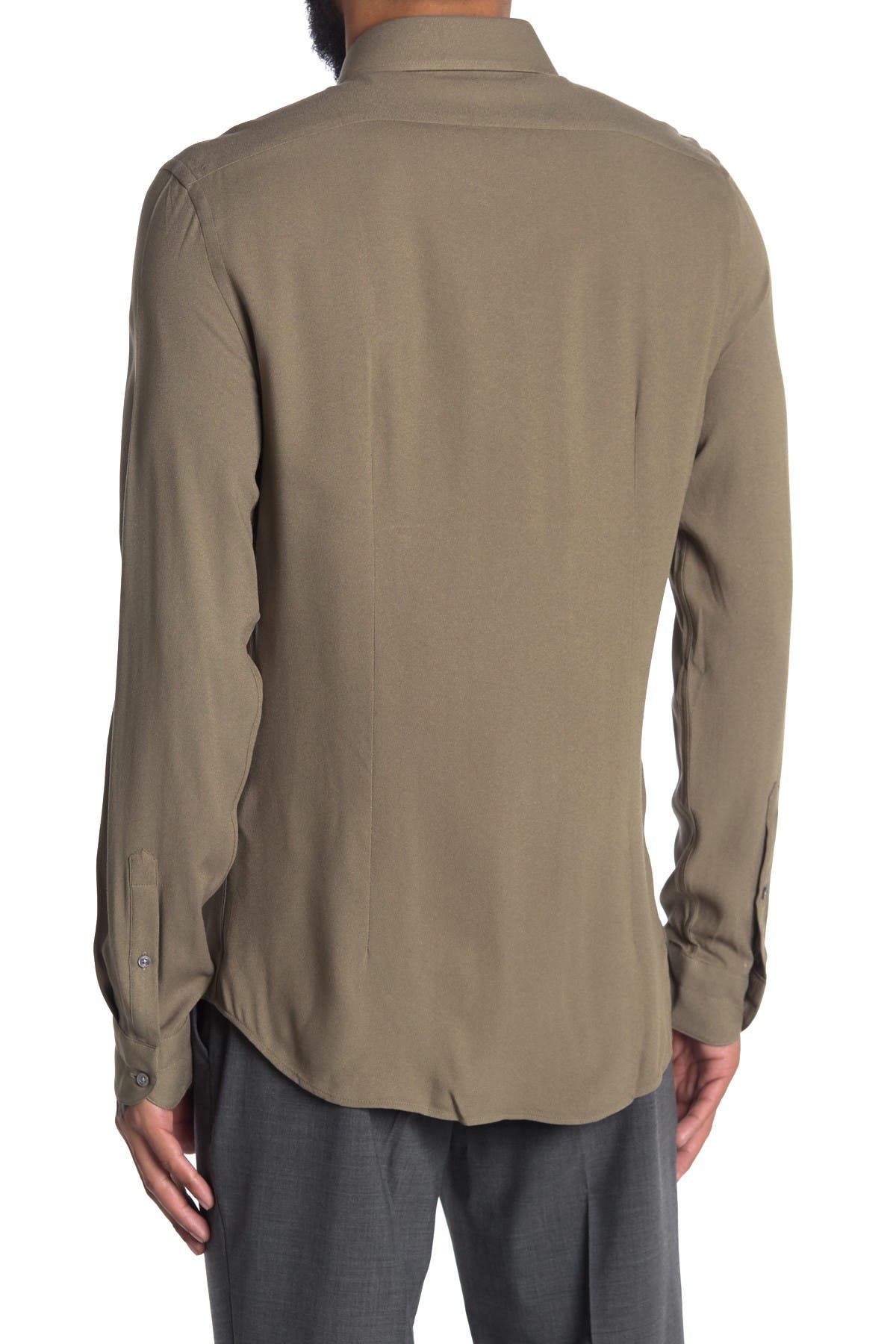Reiss Jimmy Crepe Slim Fit Shirt | Nordstromrack