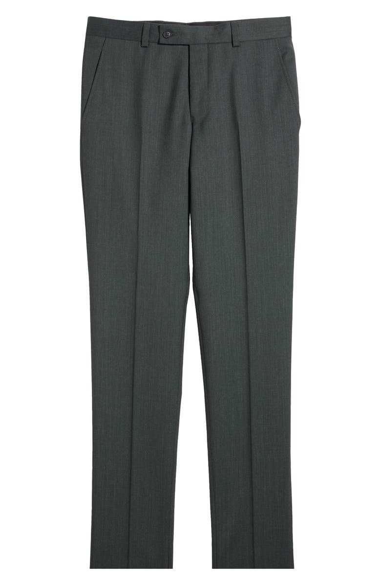 AllSaints Ross Solid Slim Fit Taper Leg Wool Pants | Nordstromrack
