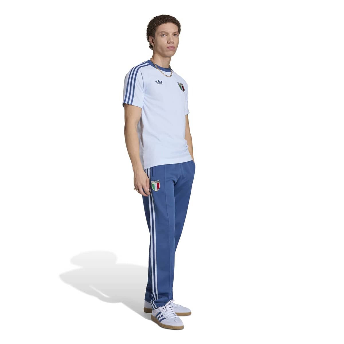 adidas Men's adidas Light Blue Italy National Team Originals T-Shirt ...