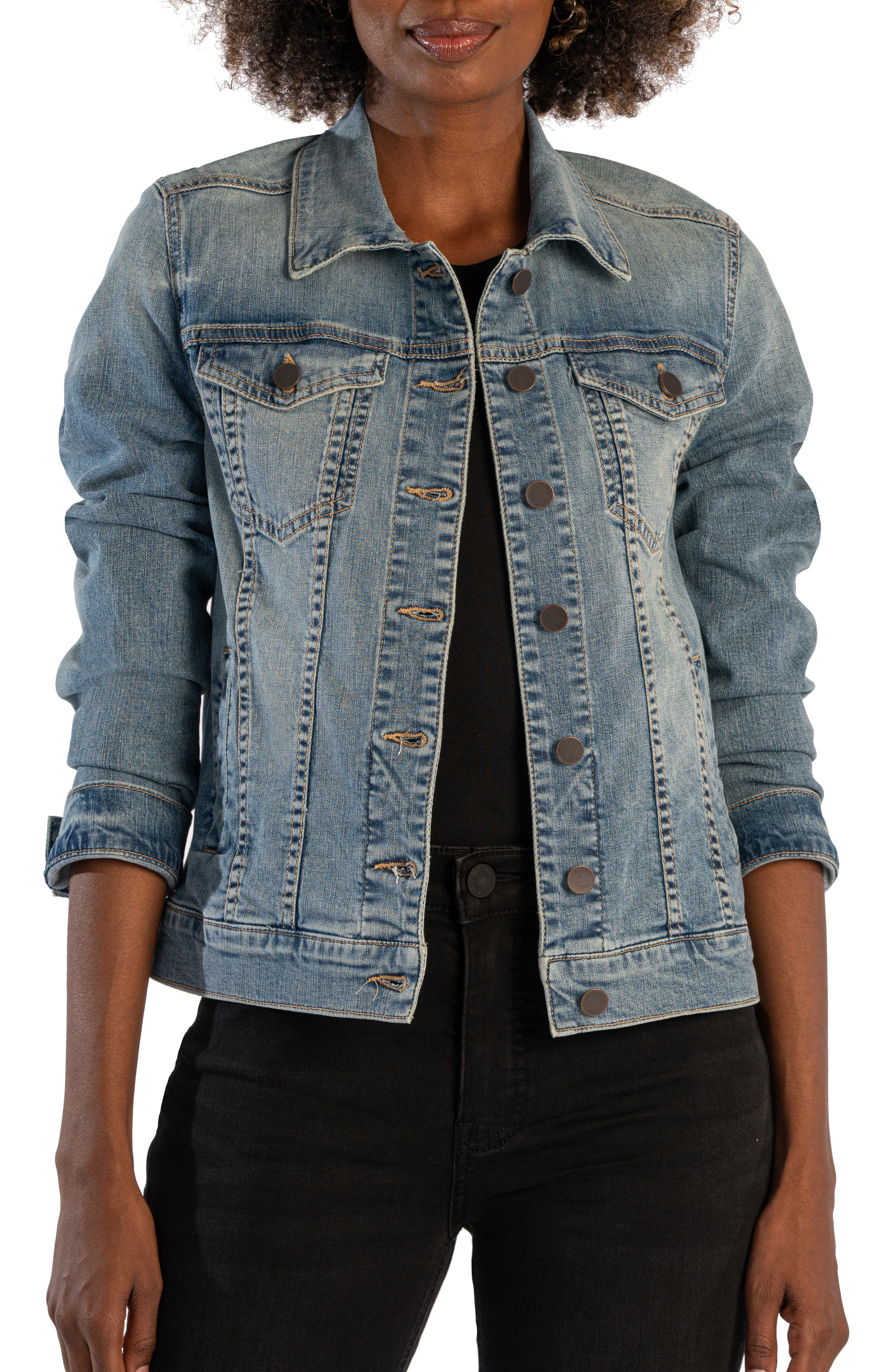 KUT from the Kloth Jacqueline Denim Trucker Jacket | Nordstromrack