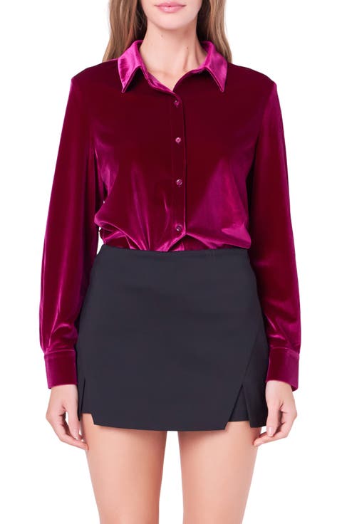Women's Red Button Up Tops | Nordstrom