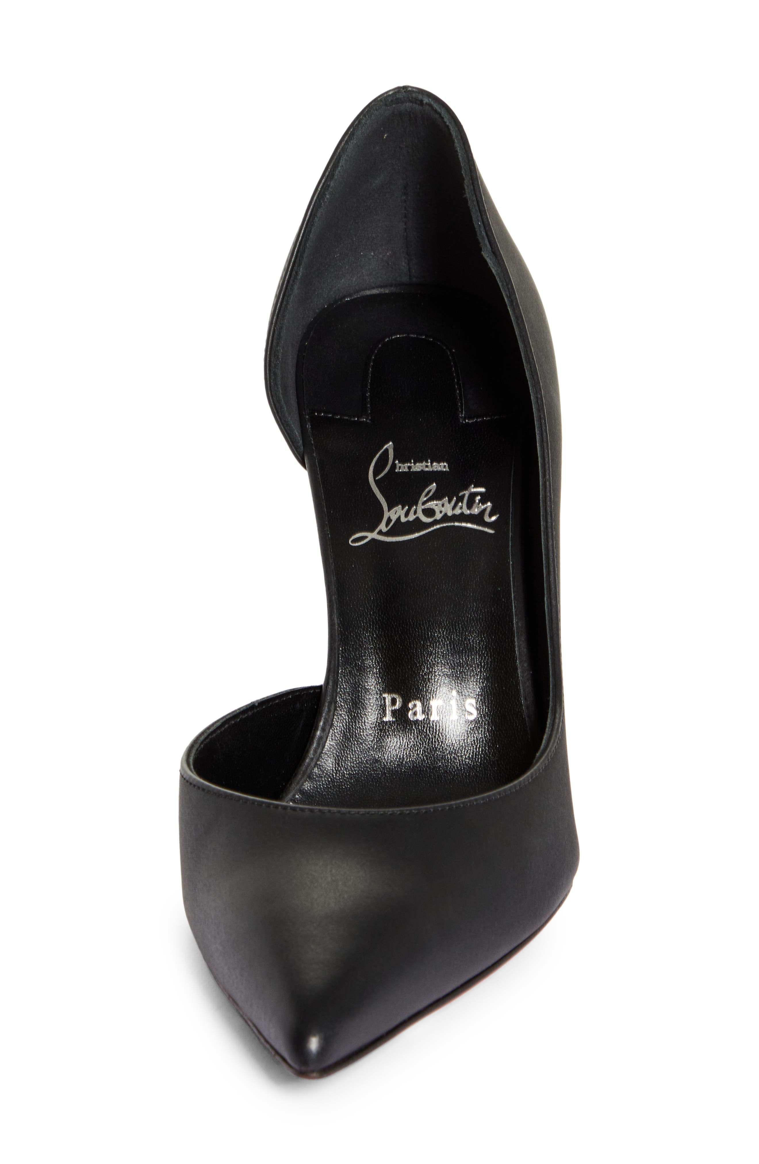 Christian Louboutin Iriza Pointed Toe Half d'Orsay Pump (Women ...