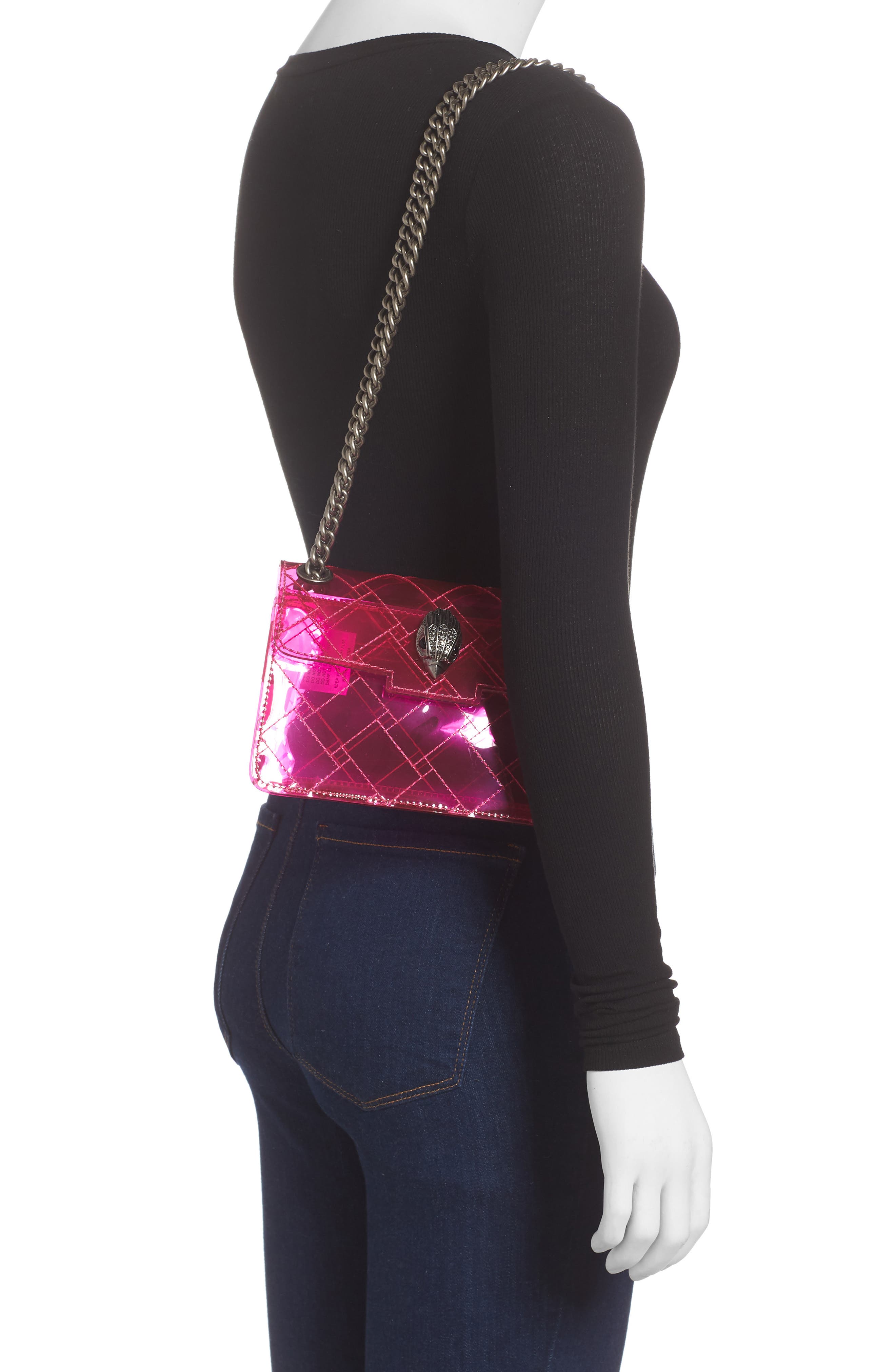 Kurt Geiger London Rainbow Shop Mini Kensington Transparent Shoulder ...