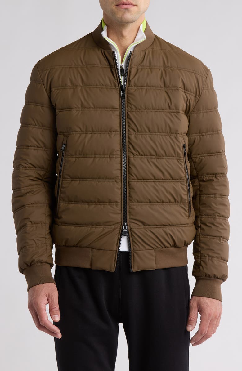 BOSS Caradoc Quilted Bomber Jacket | Nordstromrack