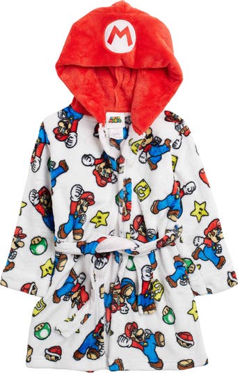 KOMAR Super Mario Plush Fleece Hooded Robe | Nordstromrack