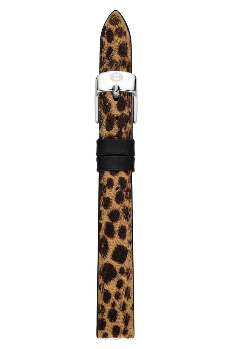 12mm Leopard Print Genuine Calf Hair Watch Band (Women) | Nordstrom