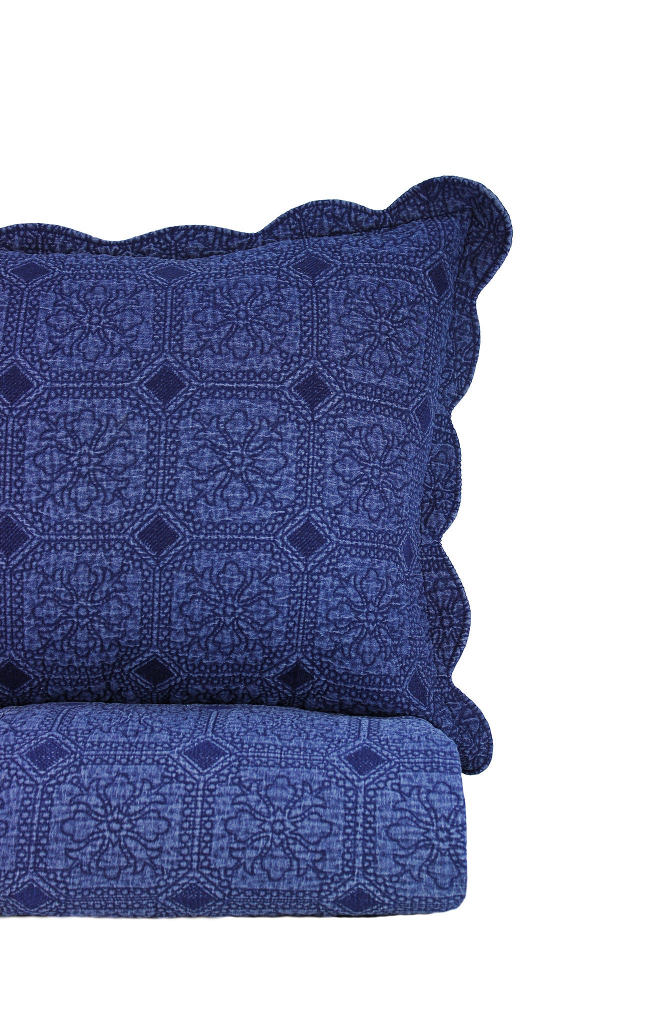 Denim Diamond Cotton 2-Piece Quilt Set - Twin | Nordstromrack