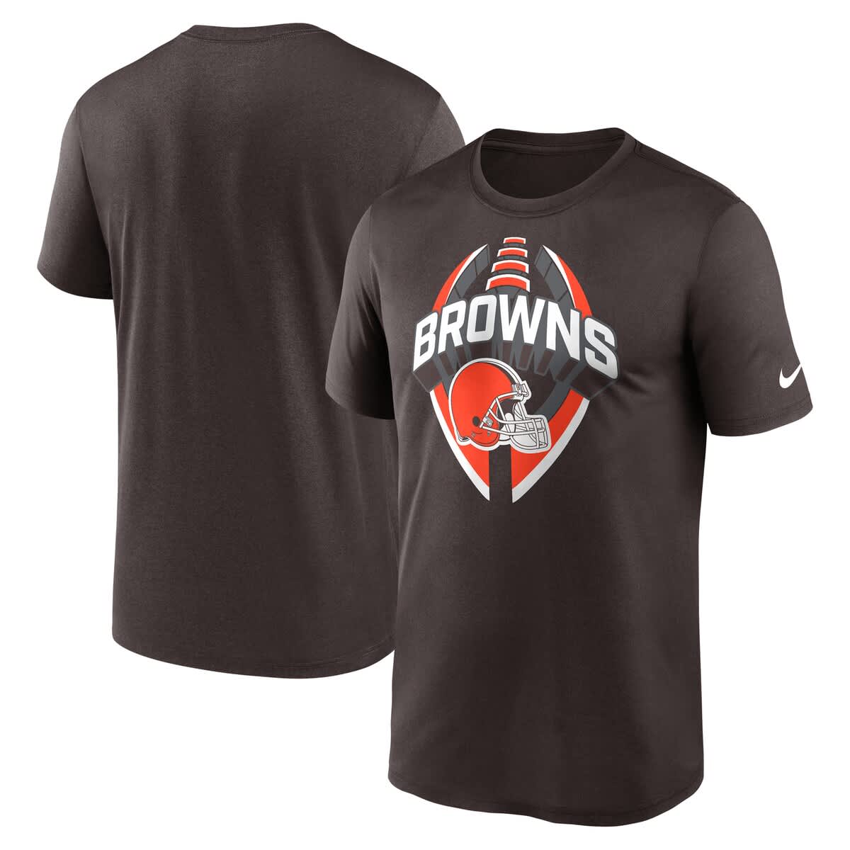 Nike Men's Nike Brown Cleveland Browns Legend Icon Performance T-Shirt ...