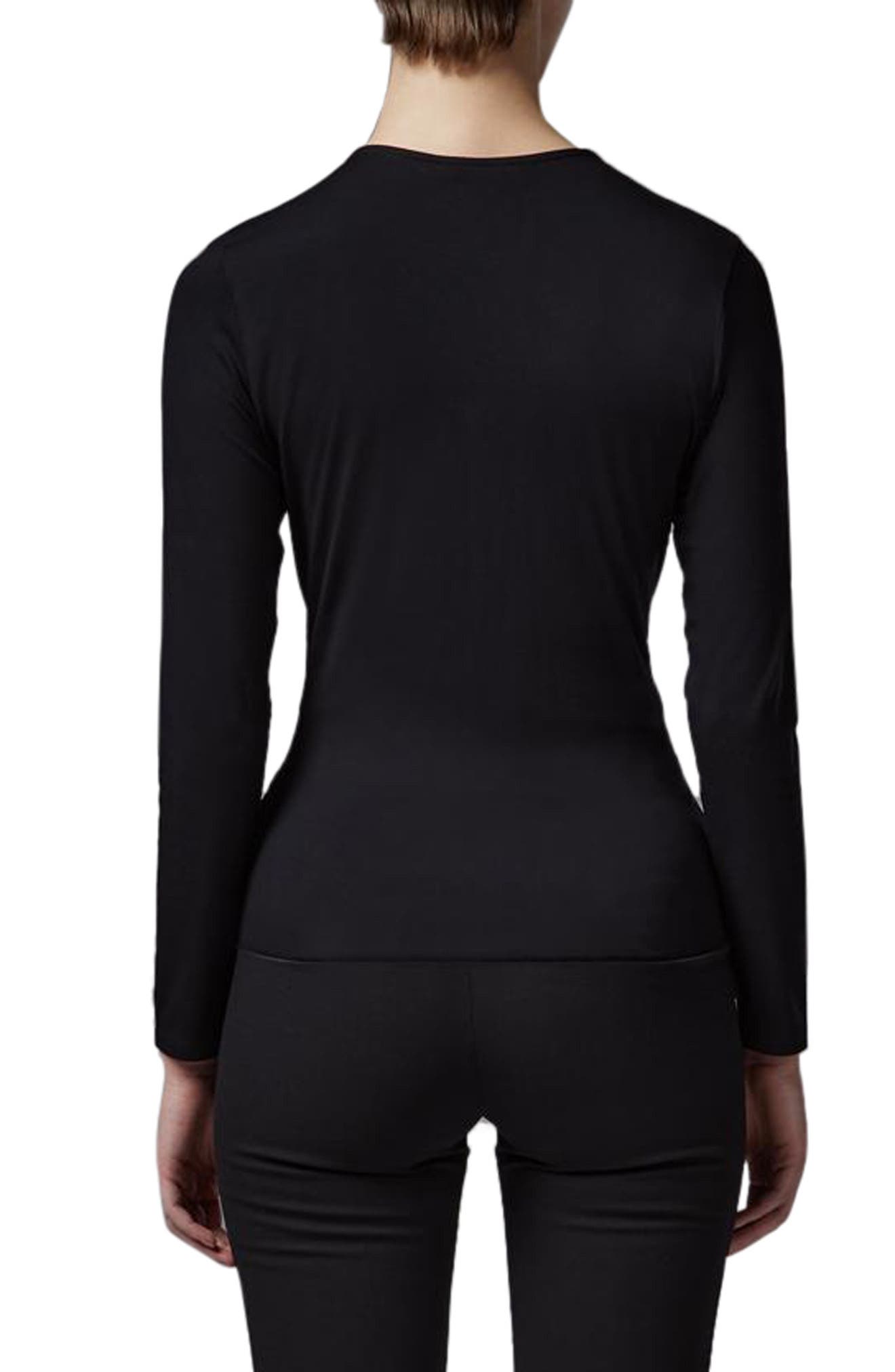 LK Bennett Eames Surplice Jersey Top | Nordstromrack