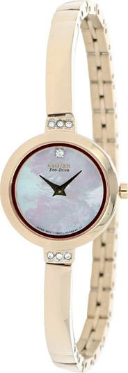 Citizen Women's Classic Rose GT Bangle Eco Watch, 21.4mm | Nordstromrack