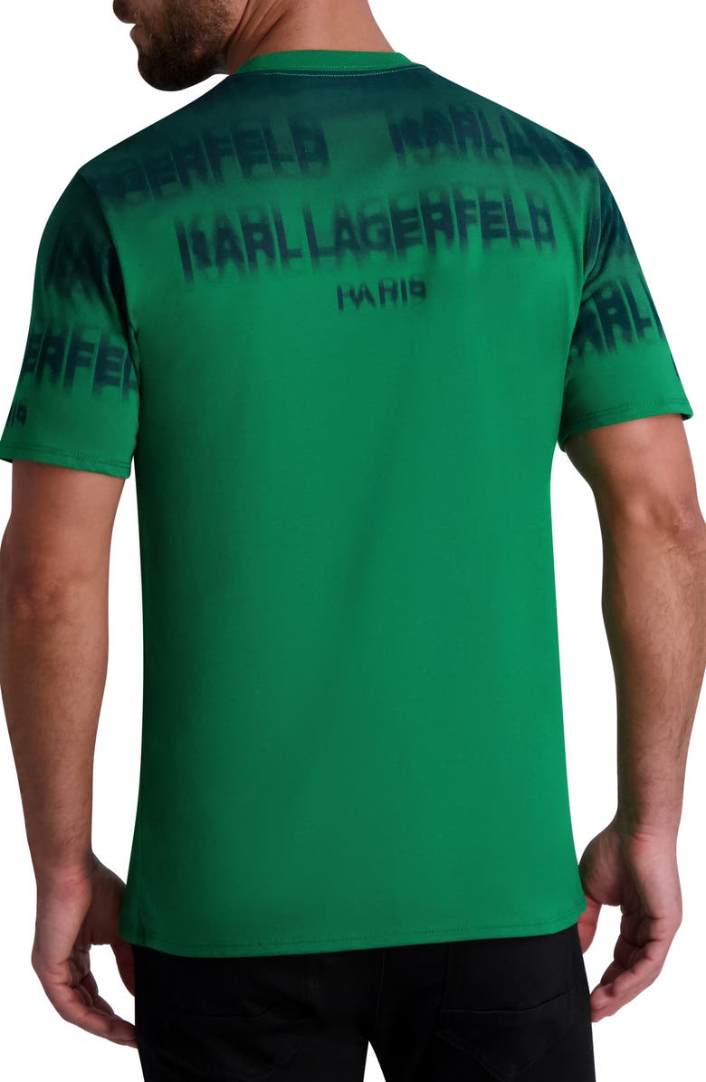 KARL LAGERFELD PARIS Distorted Logo Graphic T-Shirt | Nordstromrack