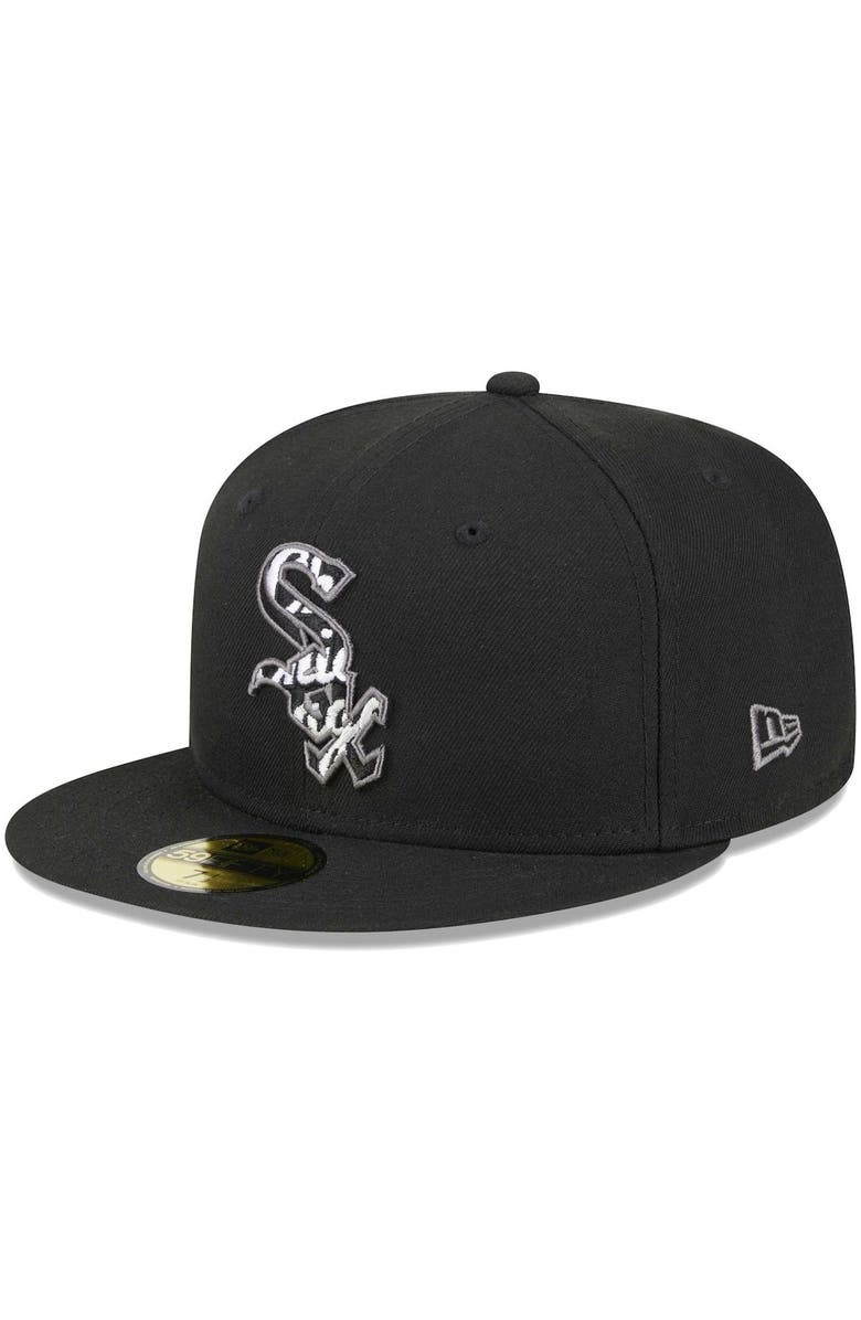 New Era Men's New Era Black Chicago White Sox Script Fill 59FIFTY ...