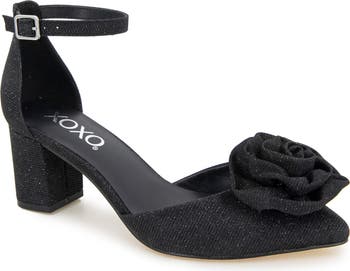 XOXO Kacee Rose Ankle Strap Pump (Women) | Nordstromrack