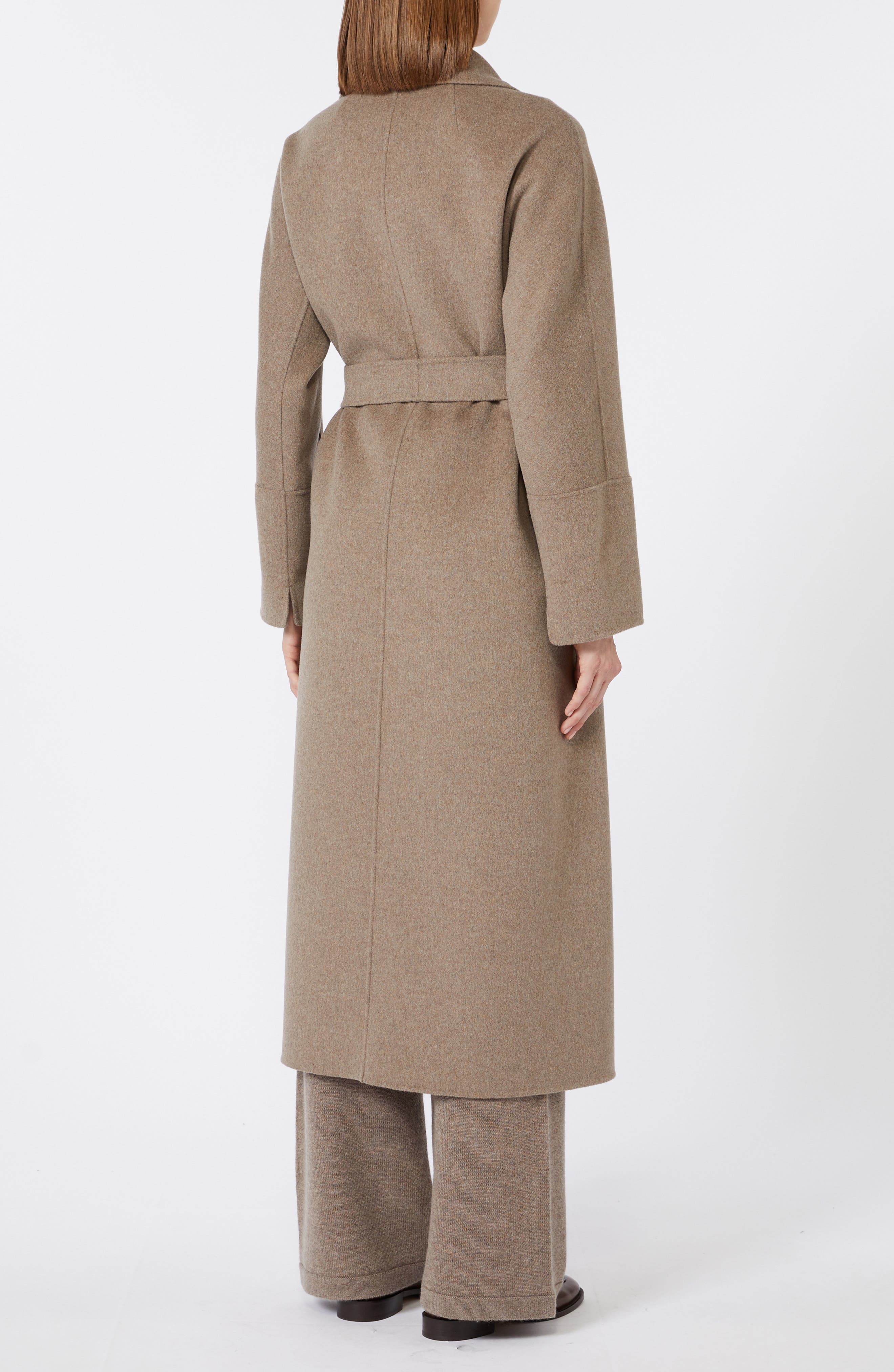 Max Mara Elisa Belted Wool Double Face Coat | Nordstrom
