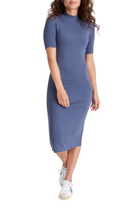 Women's Mock Neck Midi Dresses | Nordstrom