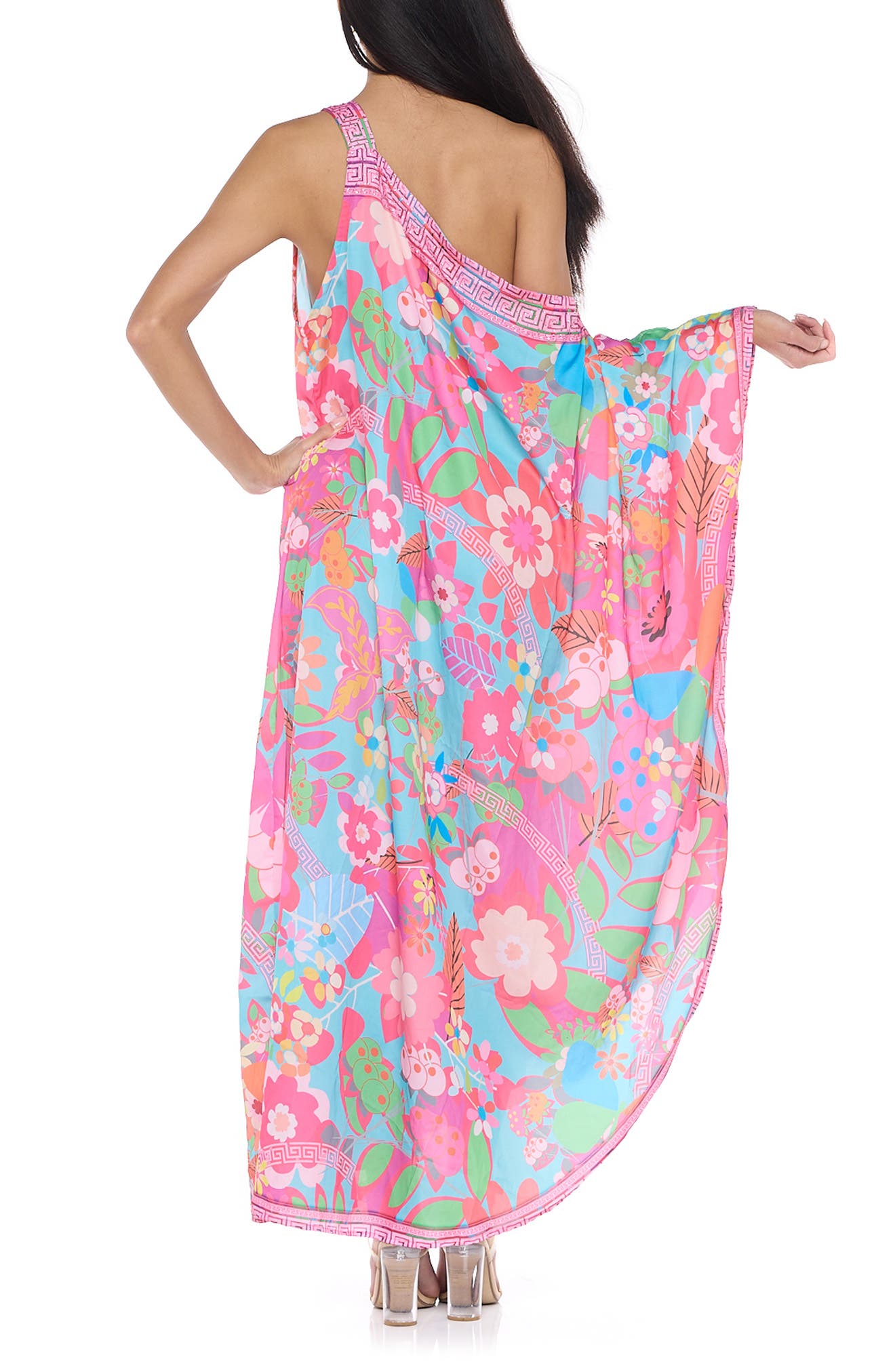 RANEES Asymmetrical One-Shoulder Neck Cover-Up | Nordstromrack