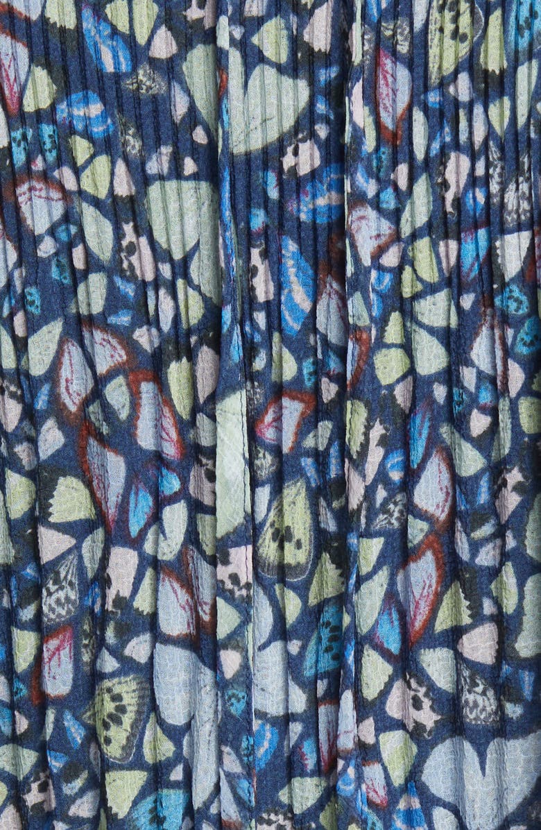 Ted Baker London Florrei Swing Long Sleeve Plissé Blouse | Nordstromrack