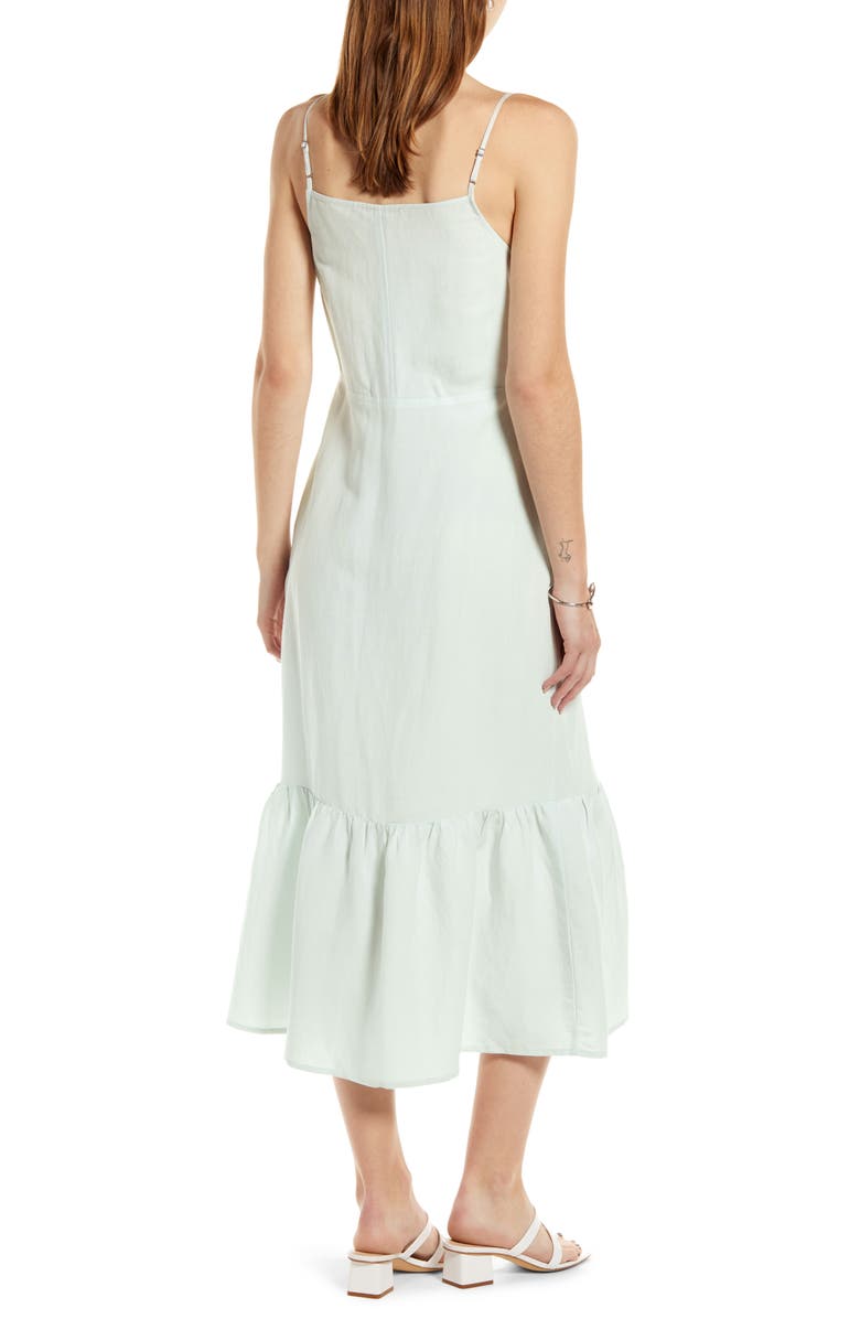 Something Navy Button-Up Midi Sundress | Nordstromrack