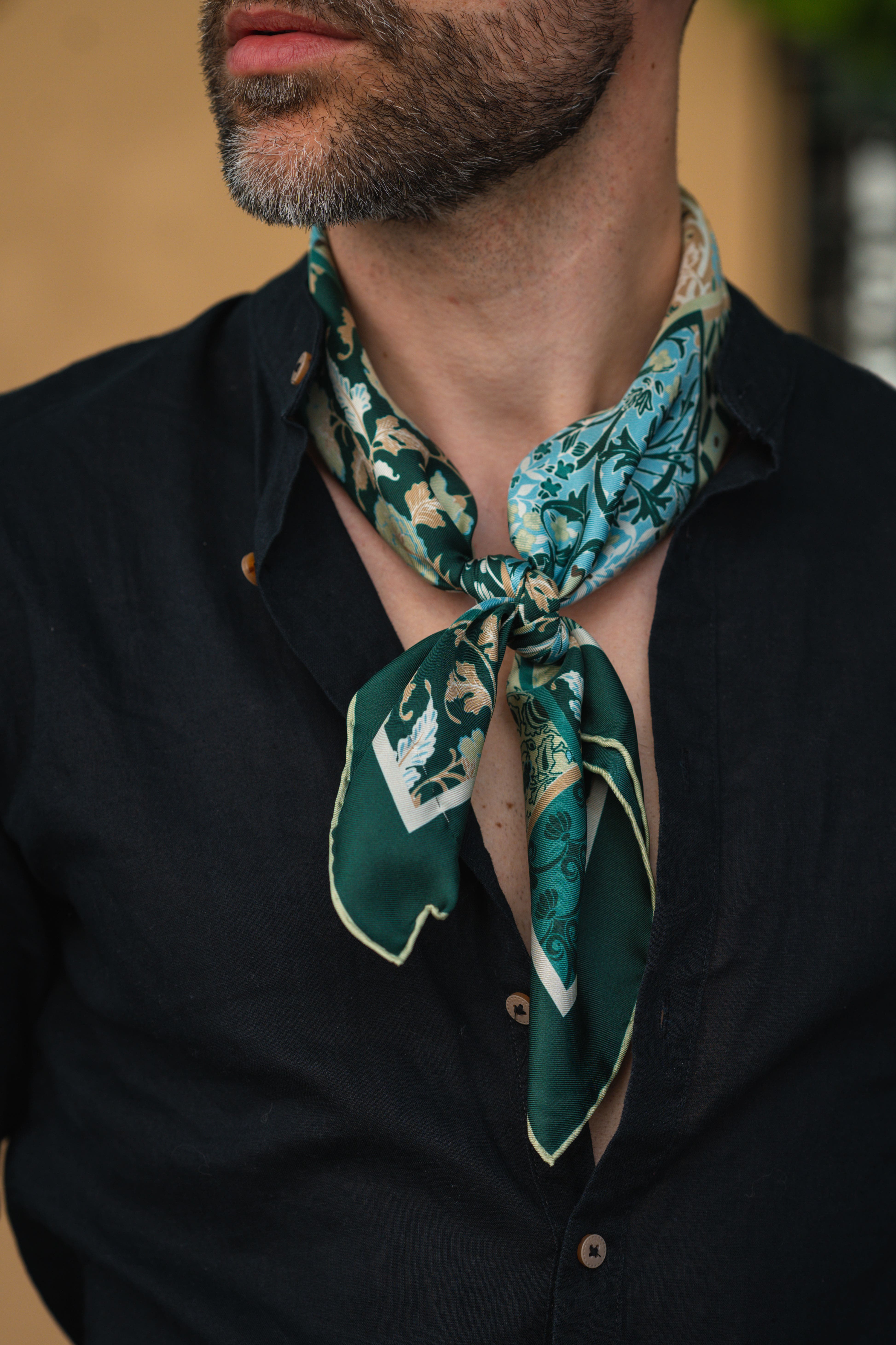 Elizabetta Napoli - Hand Rolled Silk Neckerchief for Men | Nordstrom
