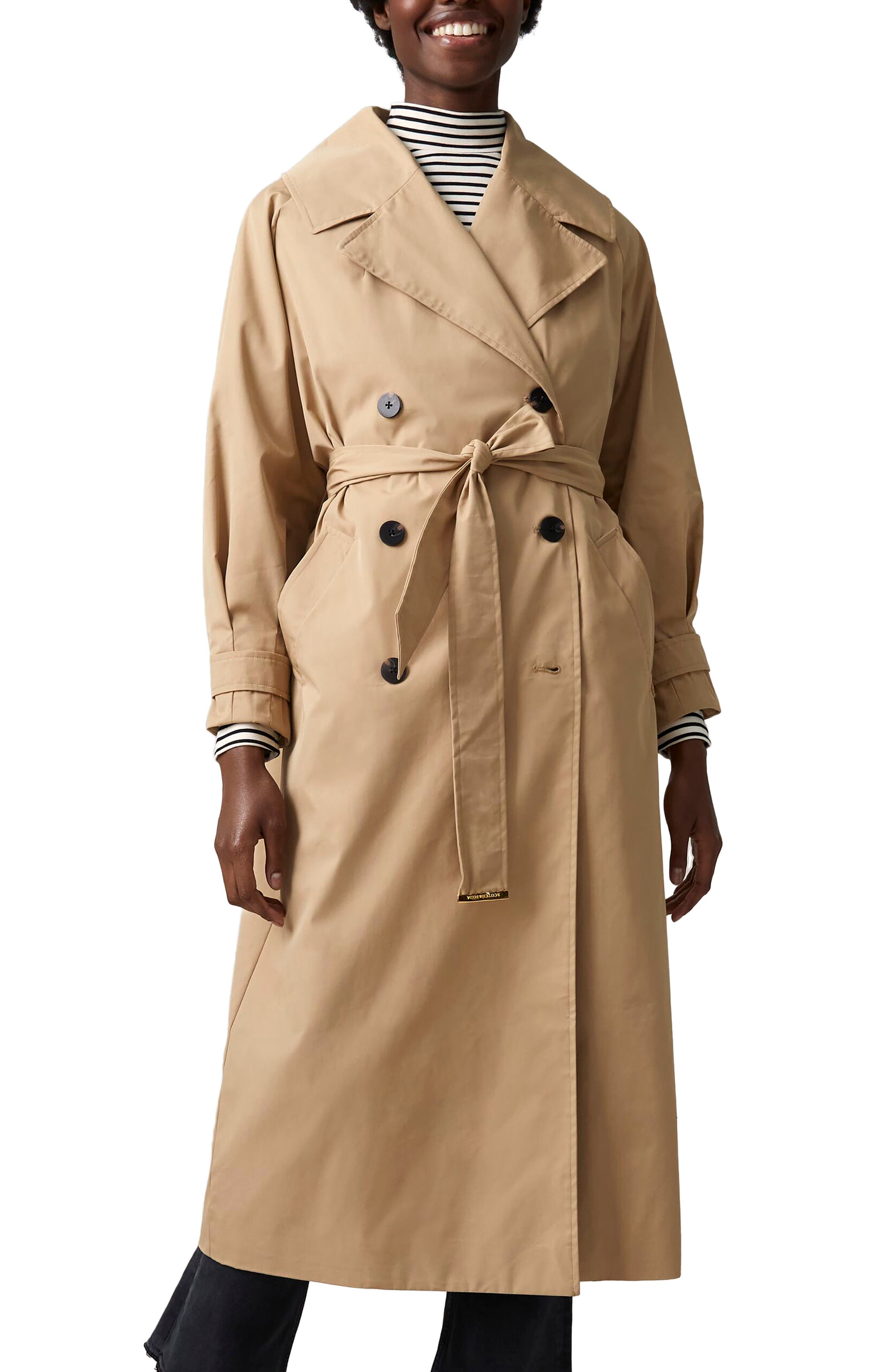 Scotch & Soda Long Cotton Blend Classic Trench Coat | Nordstrom