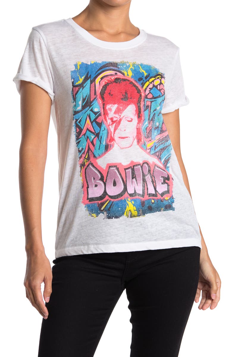 ODD X RECYCLED KARMA ODD PEOPLE X RKB Bowie Burn Out Tee | Nordstromrack