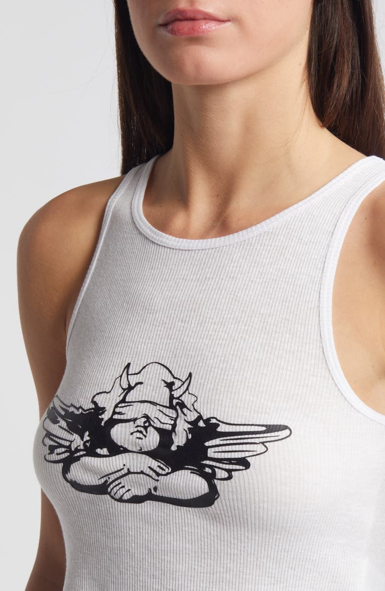 BOYS LIE Sour Patch Begee Rib Graphic Tank | Nordstromrack