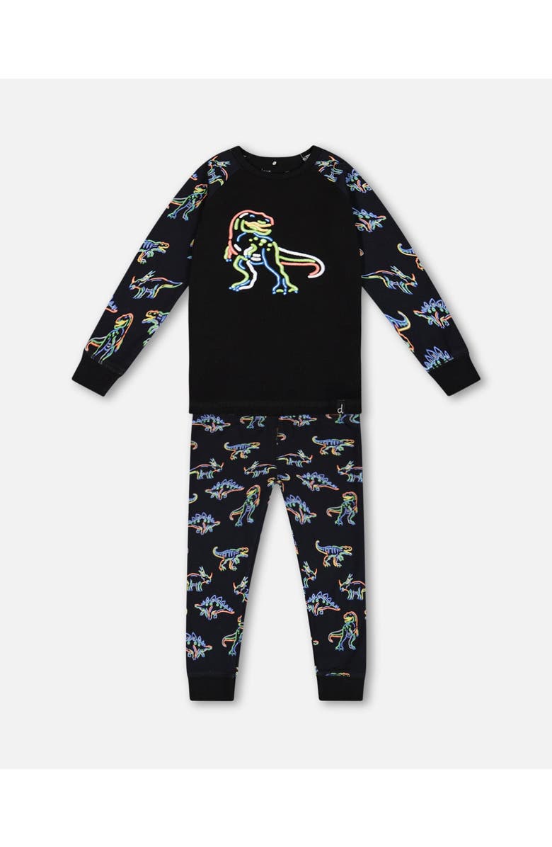 Deux par Deux Baby Boy's Organic Cotton Two Piece Pajama Set Black ...