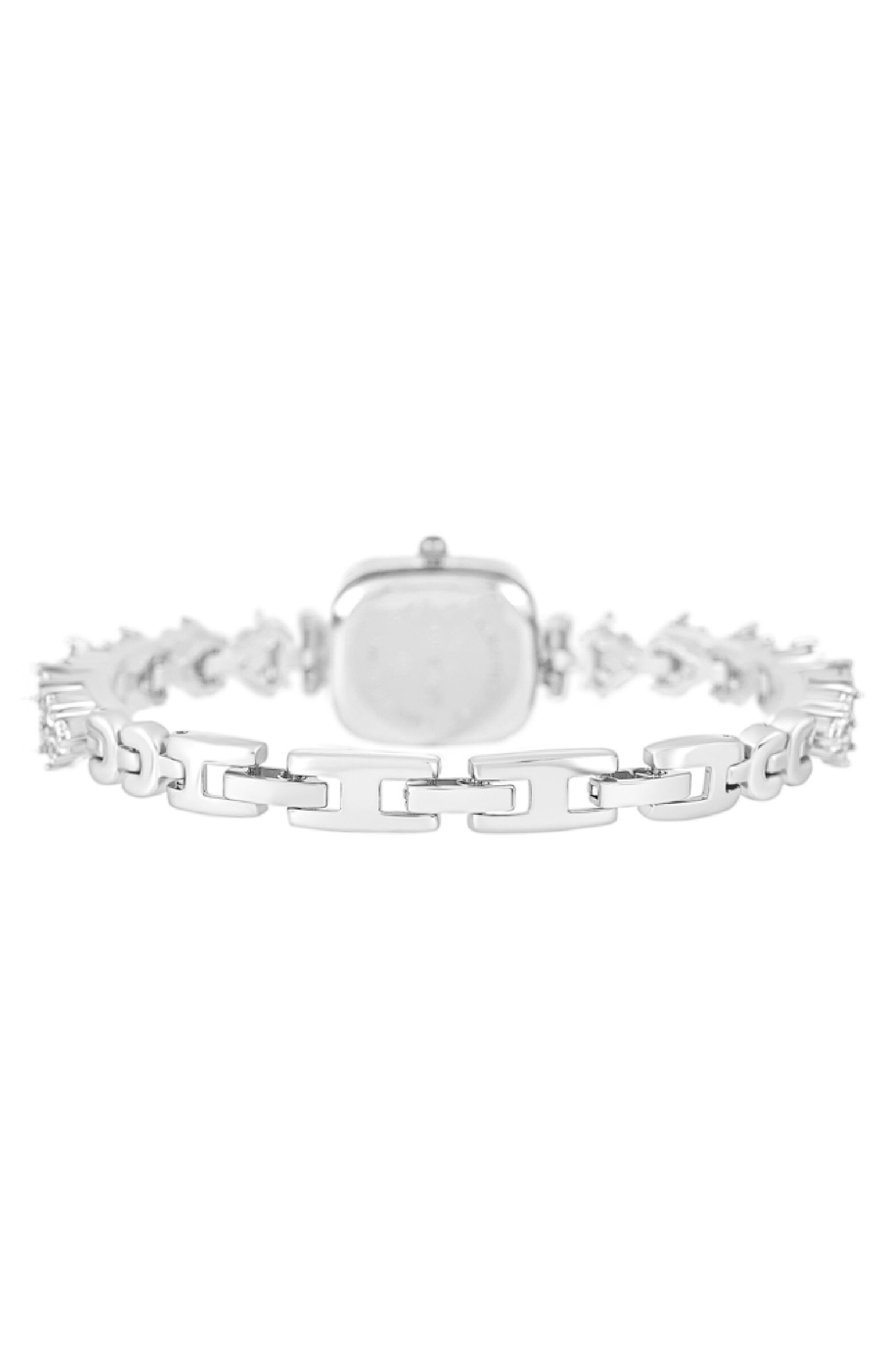 Danecraft Crystal Mother-of-Pearl Quartz Bracelet Watch, 20mm ...