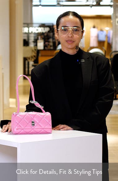 Marc Jacobs The Mini Dual Chain Diamond Quilted Leather Shoulder Bag ...
