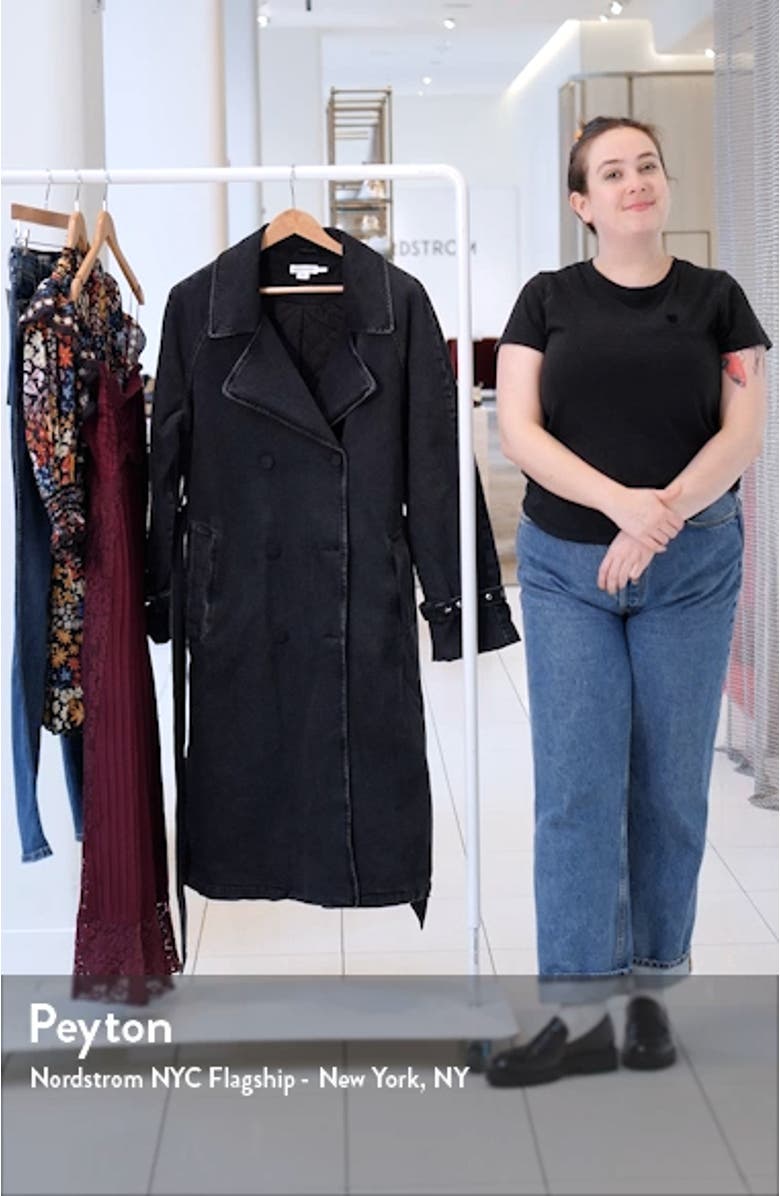 Good American Uniform Denim Trench Coat | Nordstromrack